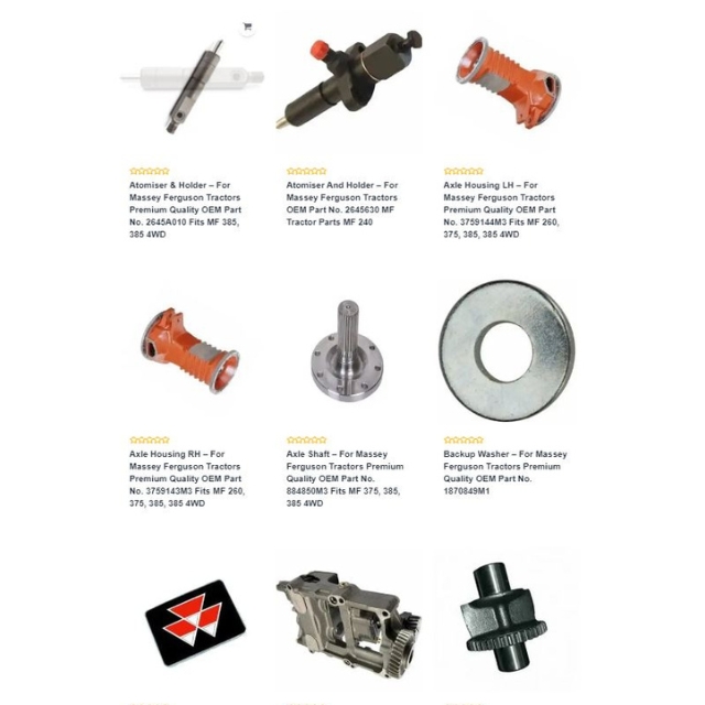 Genuine Massey Ferguson Tractor Parts - Murshid Farm Industries